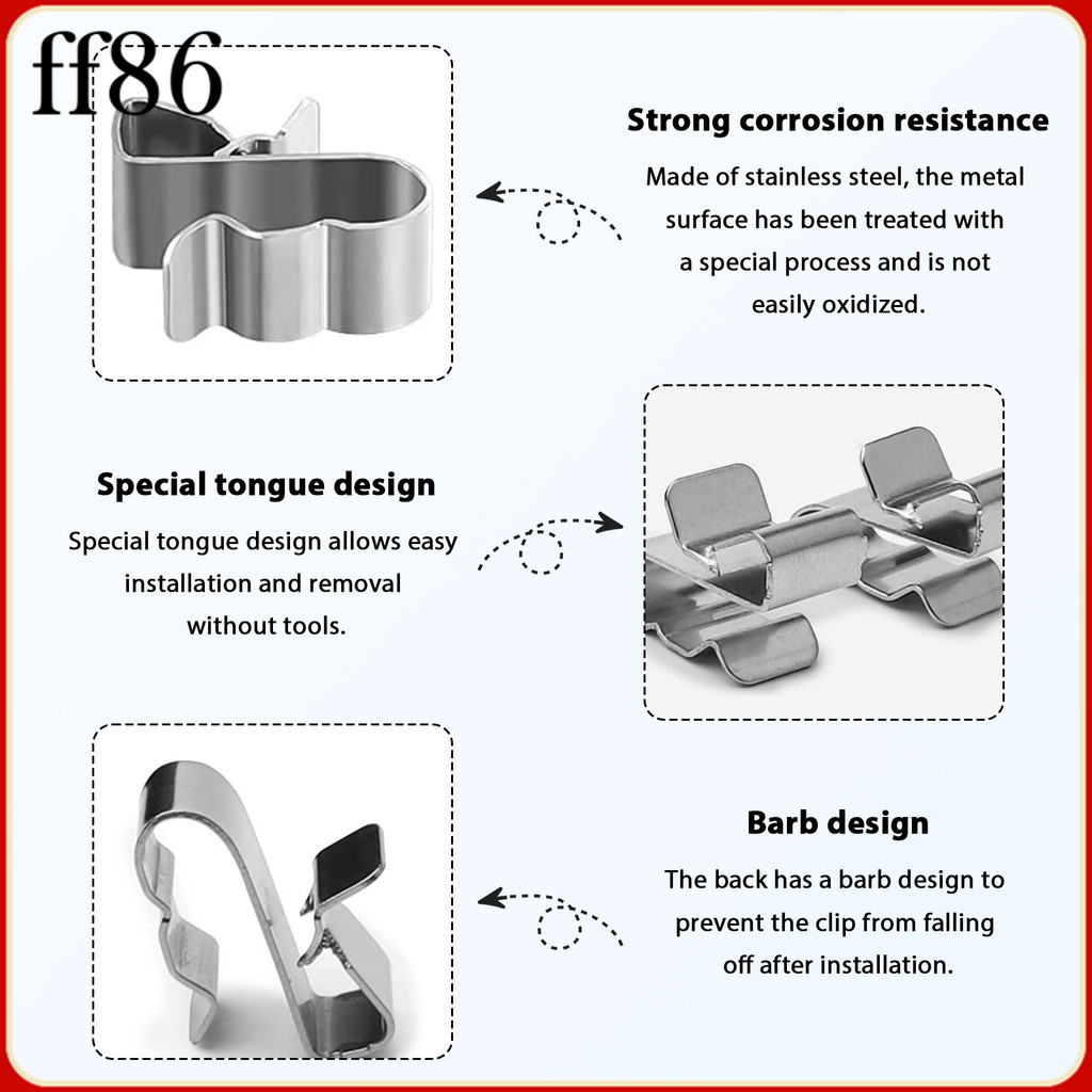 1/2/3/5 60piece Cable Clips Durable And Easy Installation For Wire ...