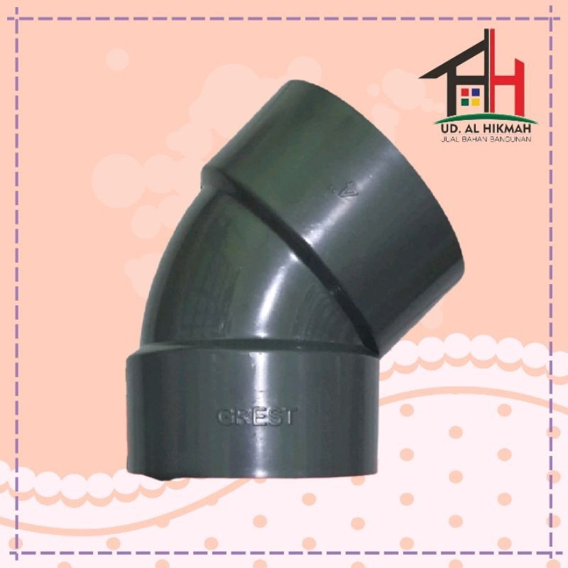 Knee/keni/elbow/l45 4 Inch GREST - PVC Pipe Connection | Shopee Malaysia