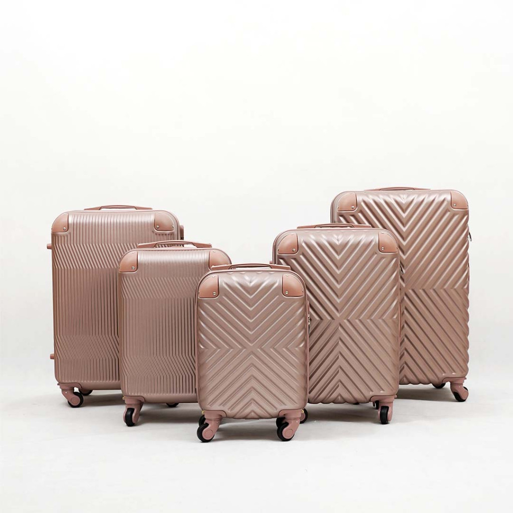 Sultan Suitcase (509) Rosegold 12 Inch To 24 Inch Strong And ...