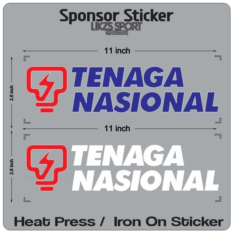 Sticker Sponsor TNB Hockey Team | Company Ads | Iron On Sticker ...