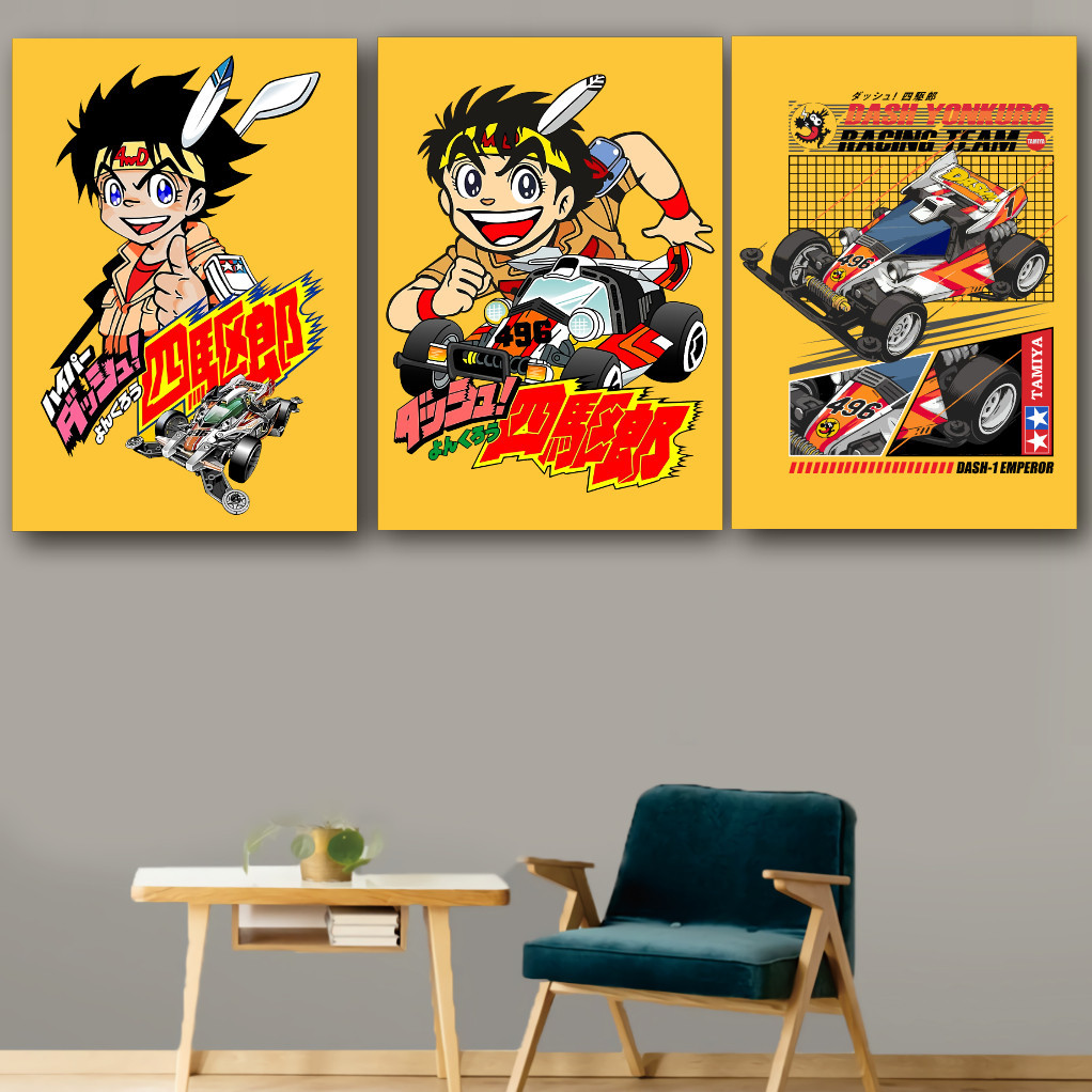 KAYU Karimika Aesthetic Casual Anime Wall Wooden Poster TAMIYA DASH ...