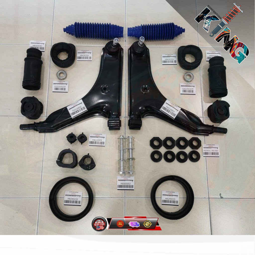 28 ITEM (FULL SET) PROTON SAGA ISWARA FRONT LOWER ARM ABSORBER MOUNTING ...
