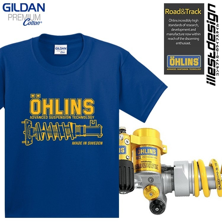 Ohlins Logo Design Tshirt.r3 R7 R6 R1m Cbr1000rr Cbr600rr Zx6r 1299 ...