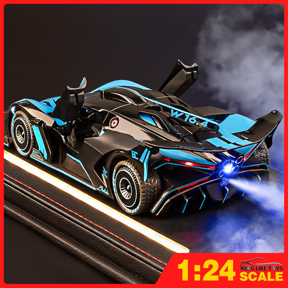 KLT 1:24 Bugatti Bolide Supercar Metal Alloy Toys Car Model Diecast ...