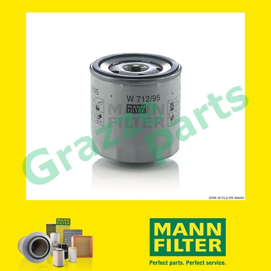 100% Original Mann Engine Oil Filter W712/95 W 712/95 for Audi A1 8X 1.0 1.4 GB 25 30 35 1.0 1.5 ...