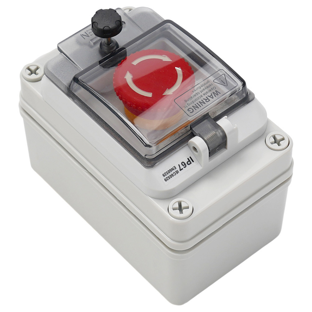 Durable Waterproof e Stop Switches Box with Emergency Stop Push Button ...