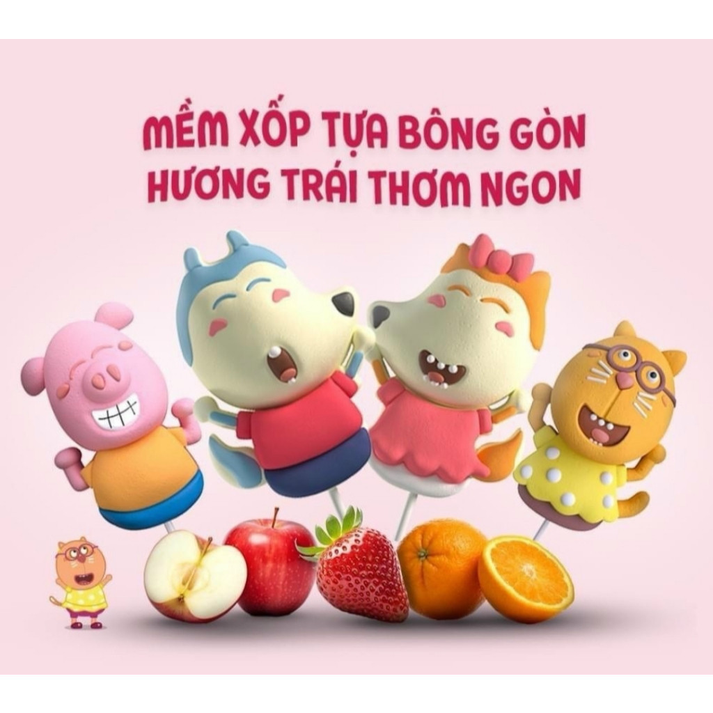 Marshmallow Lolipop Wolfoo Sponge Candy 35g | Shopee Malaysia
