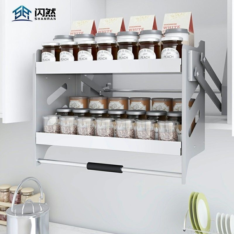 Ready Stock~Customized Hanging Cabinet Lifting Basket Kitchen Cabinet ...