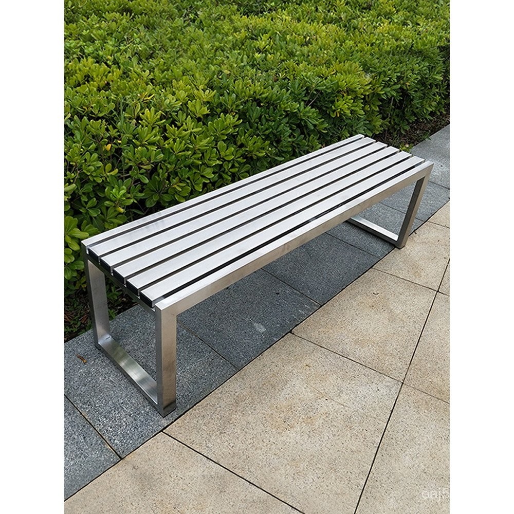 Stainless Steel Bench Outdoor Bench Outdoor Rest Bench Shoe Changing ...