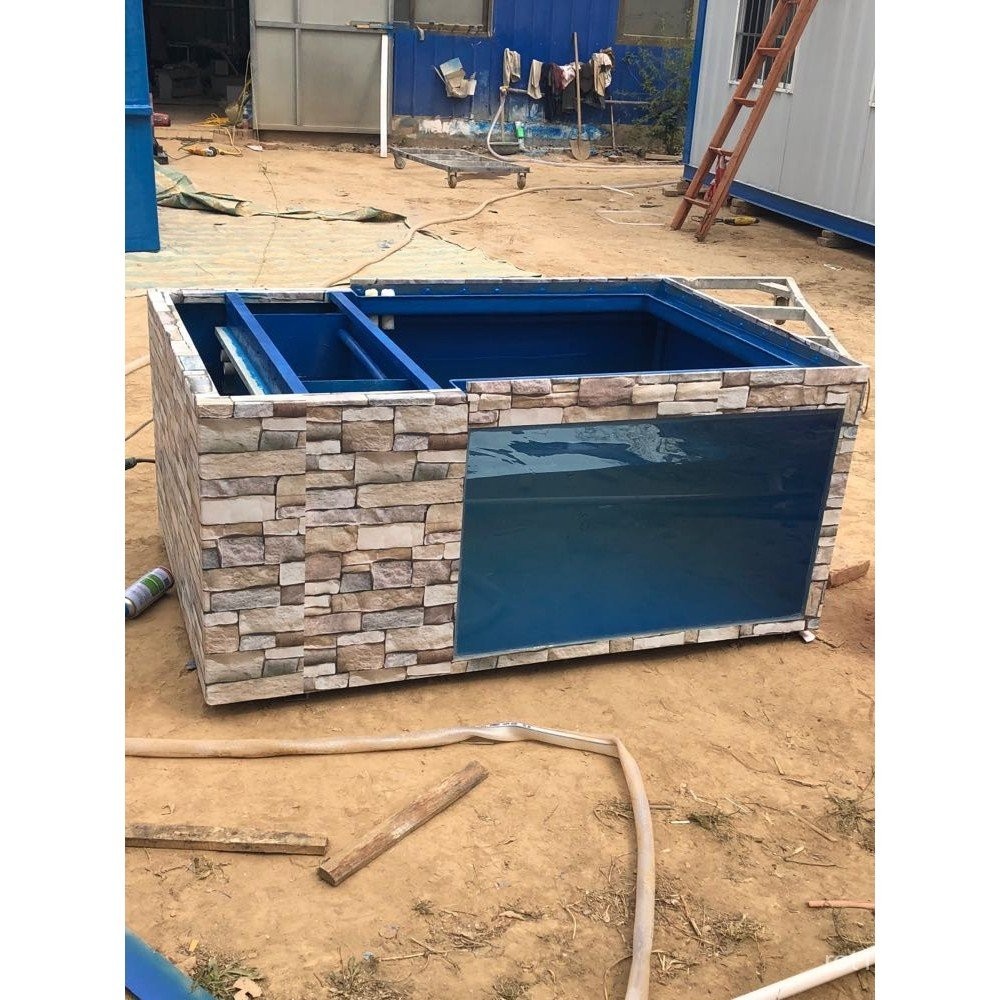 Tangki Ikan Koi Besar Tersuai Tangki Tanah Ikan Pelangi Ikan Emas Sinki ...