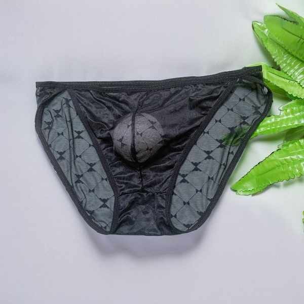 Man Lace Panties Batang Lelaki Palsu Murah Seluar Dalam Renda Lelaki 0766