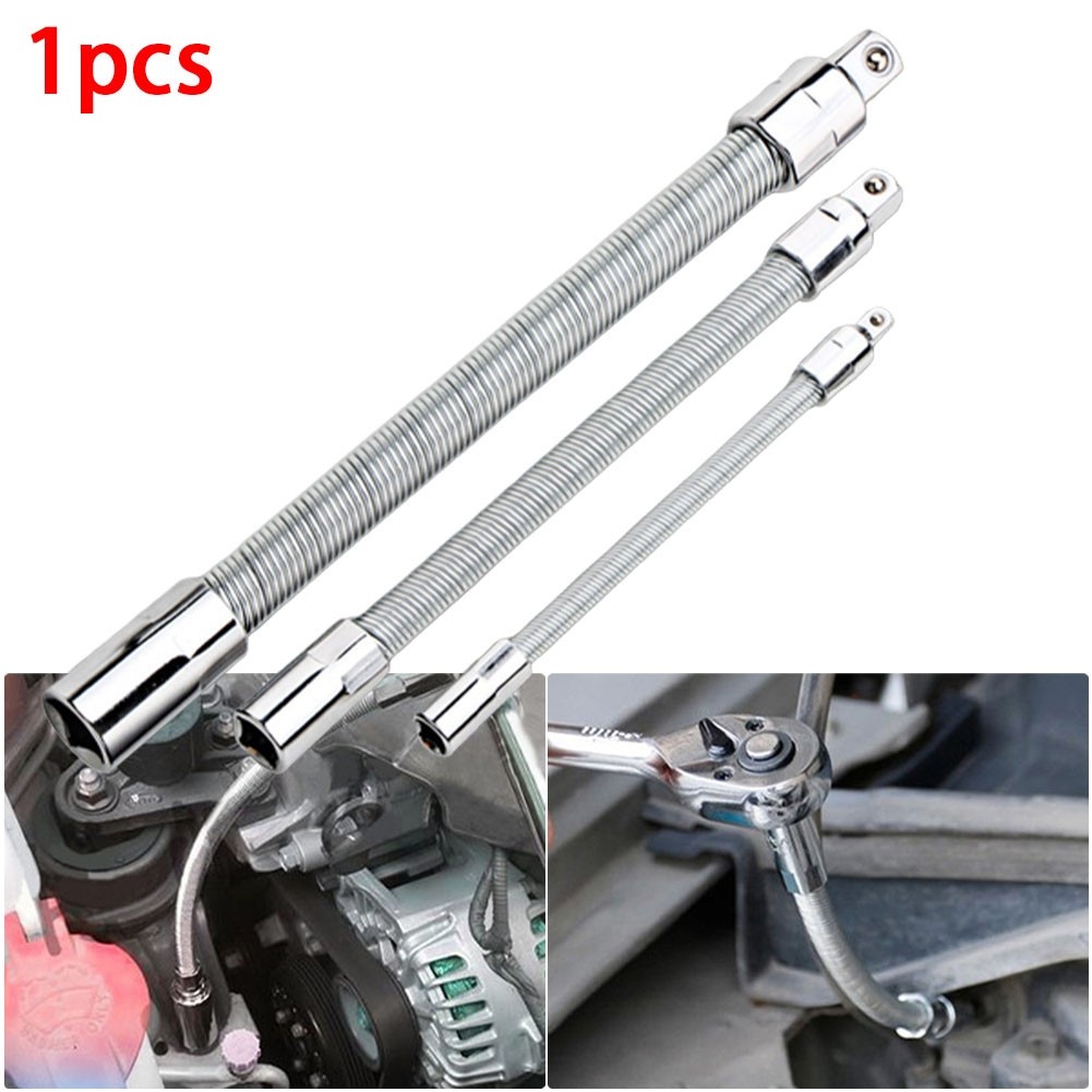 [HOT SALE] 1/4" 3/8" 1/2" Driver Flexible Socket Extension Rod Adapter ...