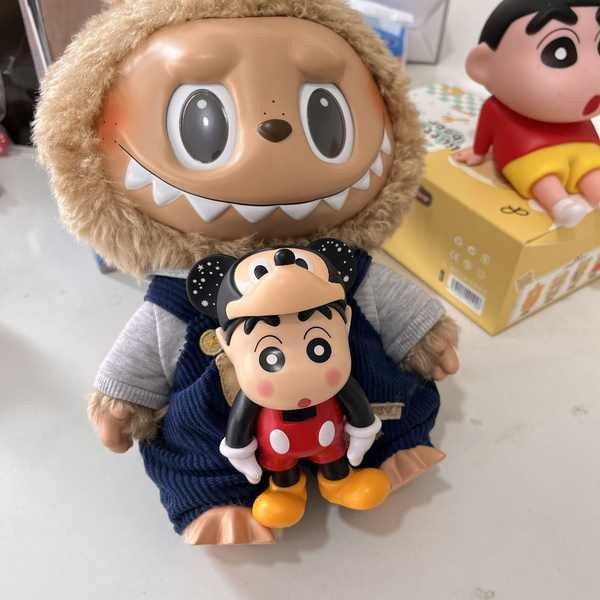 Crayon Shin-Chan buatan tangan Mickey trendi bermain boneka kartun ...