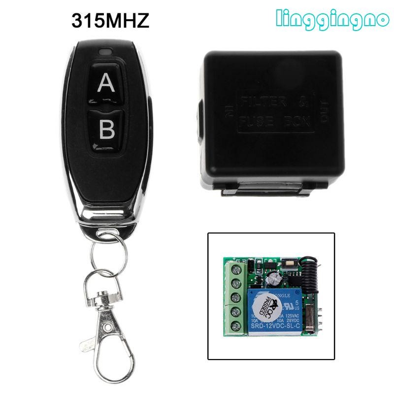 RR 315Mhz RF 1-Channel Remote Control Universal Remote Switch 12V 1 for ...