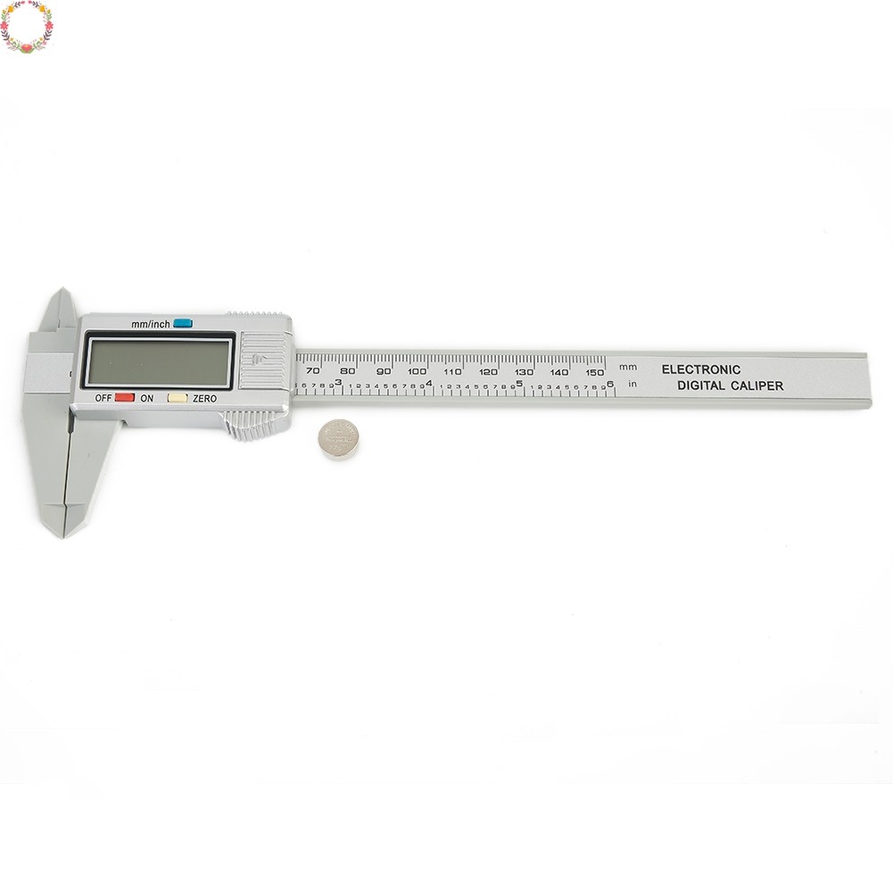 [HME] Digital Vernier Calipers 150mm LCD Electronic Carbon Fiber Meter ...