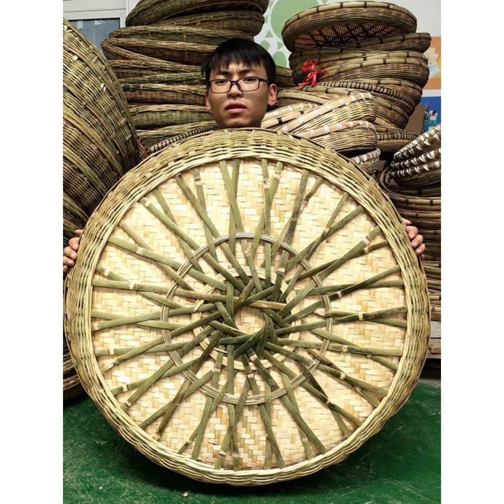 Dustpan Anyaman Buluh Dua Lapisan, Artifak Pengeringan Rumah Ladang ...