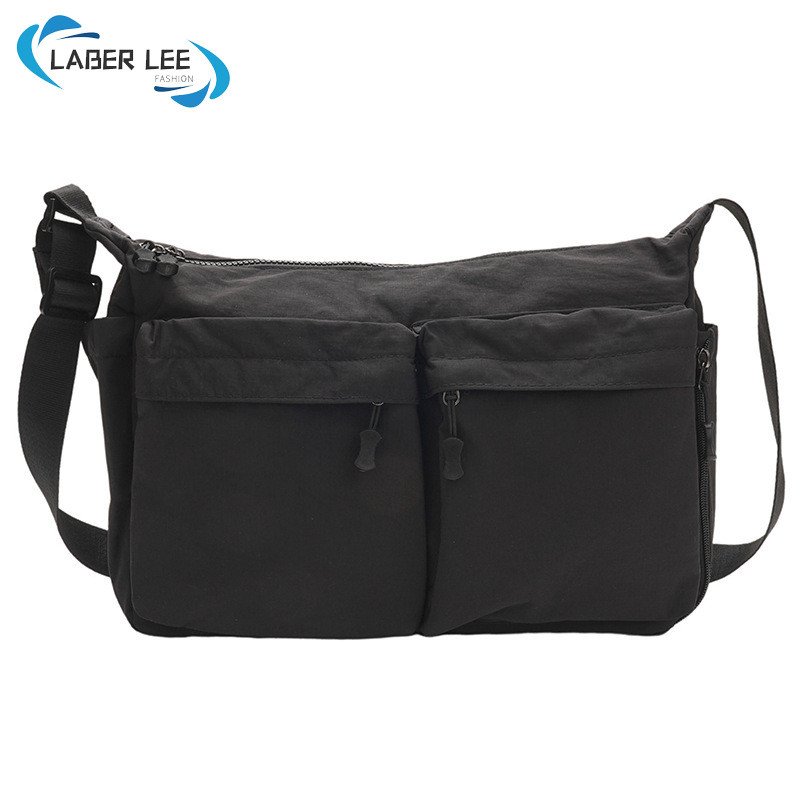 LABER LEE Unisex Leisure Shoulder Bag Multi Pocket Messenger Shoulder ...