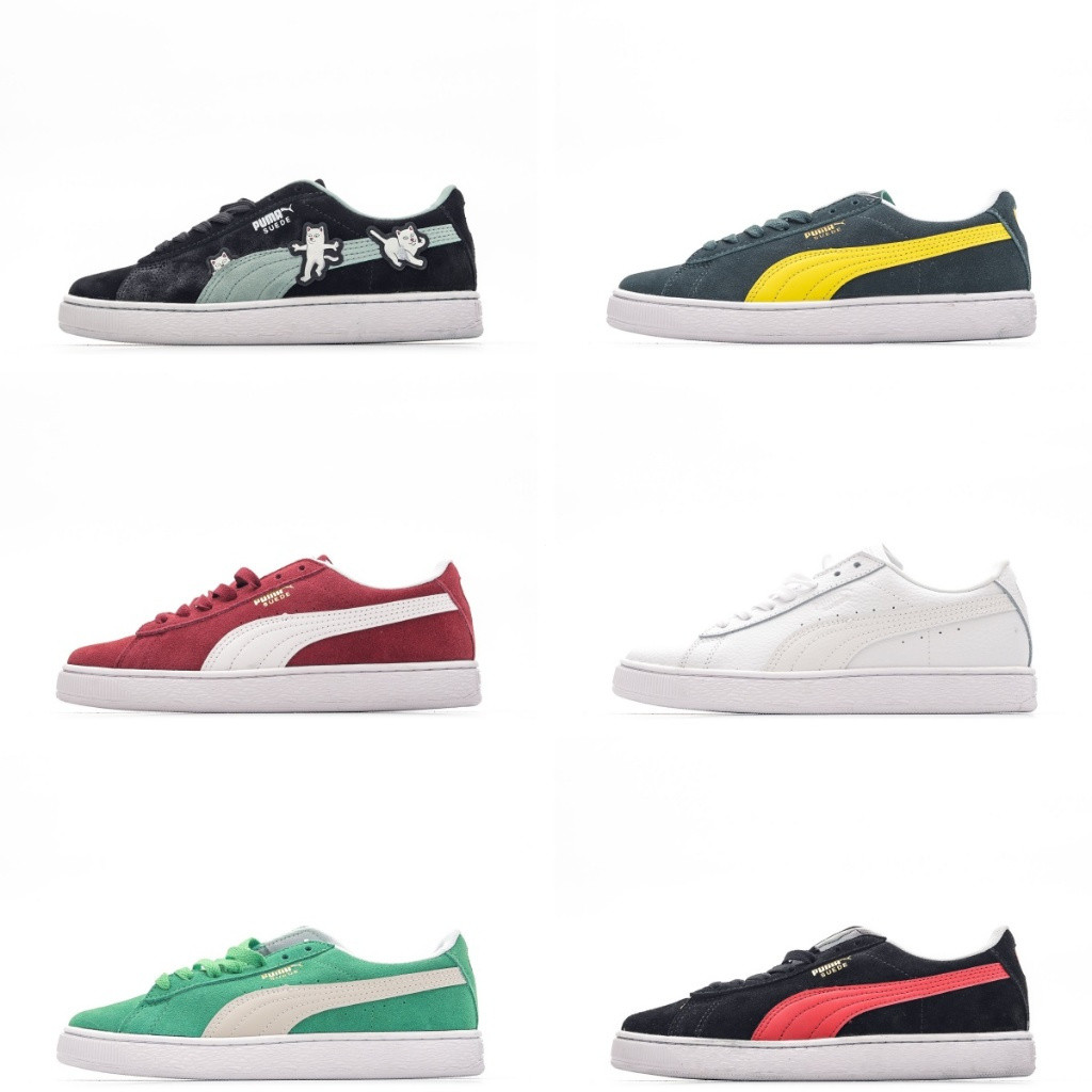 Kasut papan kasual retro potongan rendah Suede SKATE baharu | Shopee ...