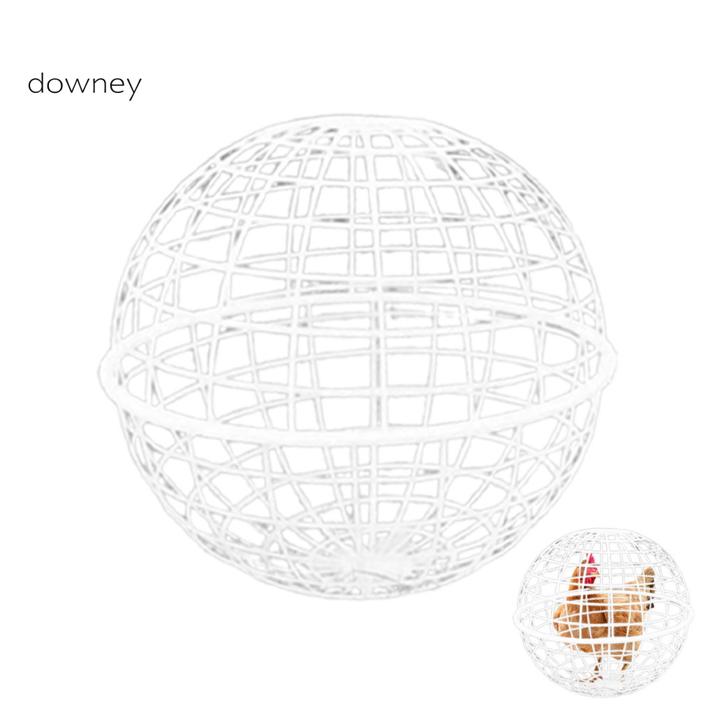 {downey} Versatile Small Enclosure Chicken Ball Cage Portable Round ...