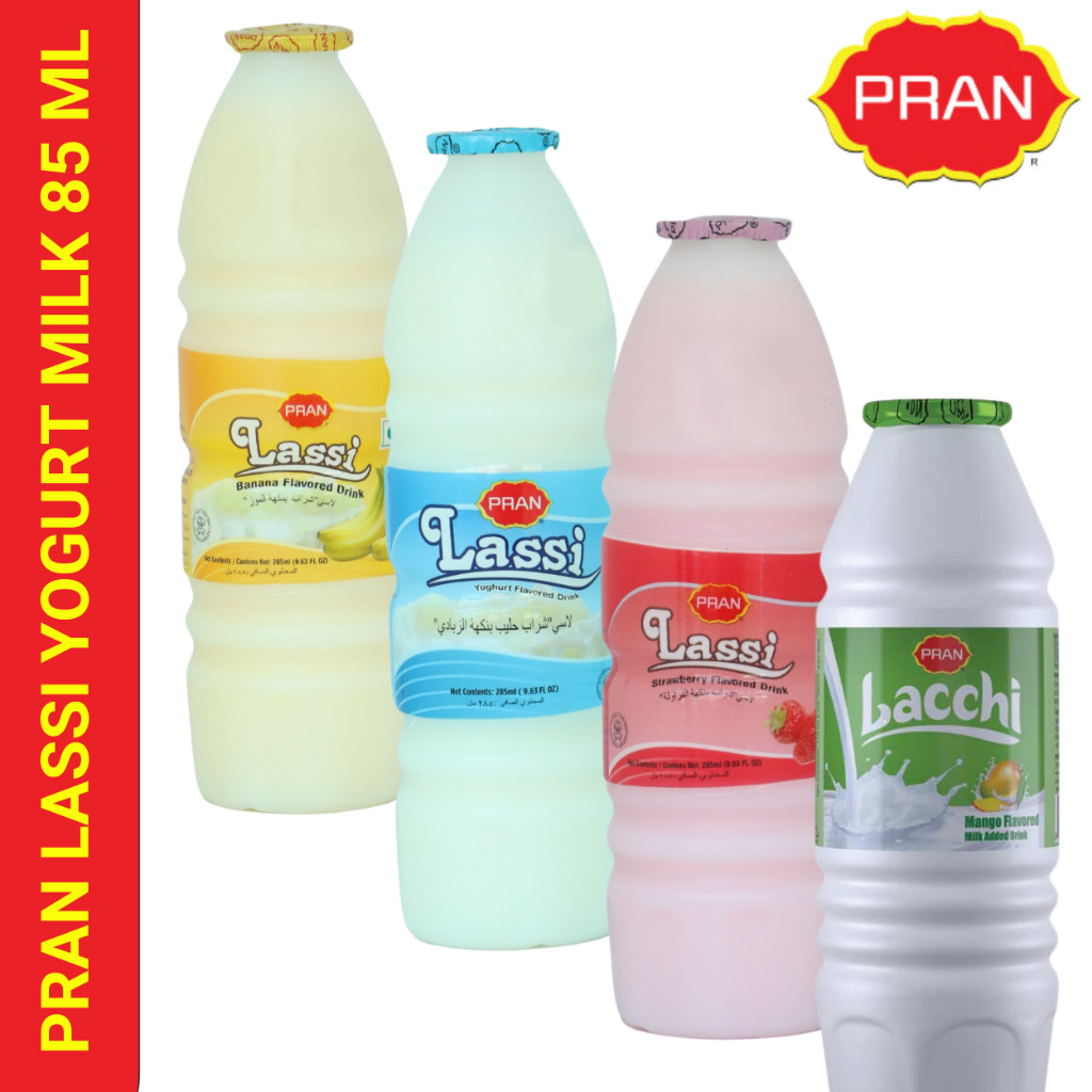 PRAN LASSI 285 ML MILK/BANANA/MANGO/STRAWBERRY | Shopee Malaysia