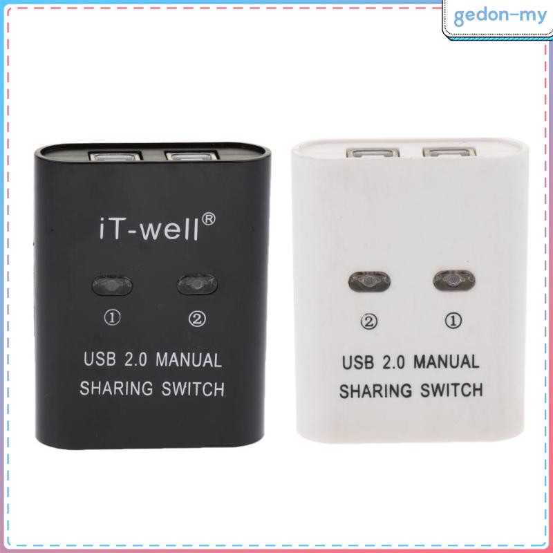 [GedonMY] USB Sharing Switch Peripheral Switcher 2Ports Hub For Printer ...