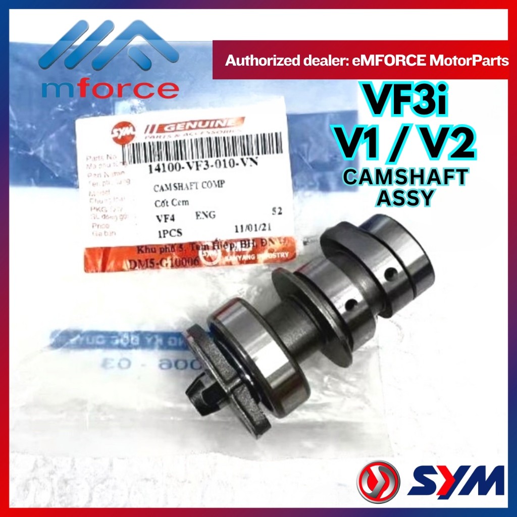 SYM VF3 VF3i V1 V2 CAM SHAFT CAMSHAFT ASSY 14100-VF3-010-VN ORIGINAL ...