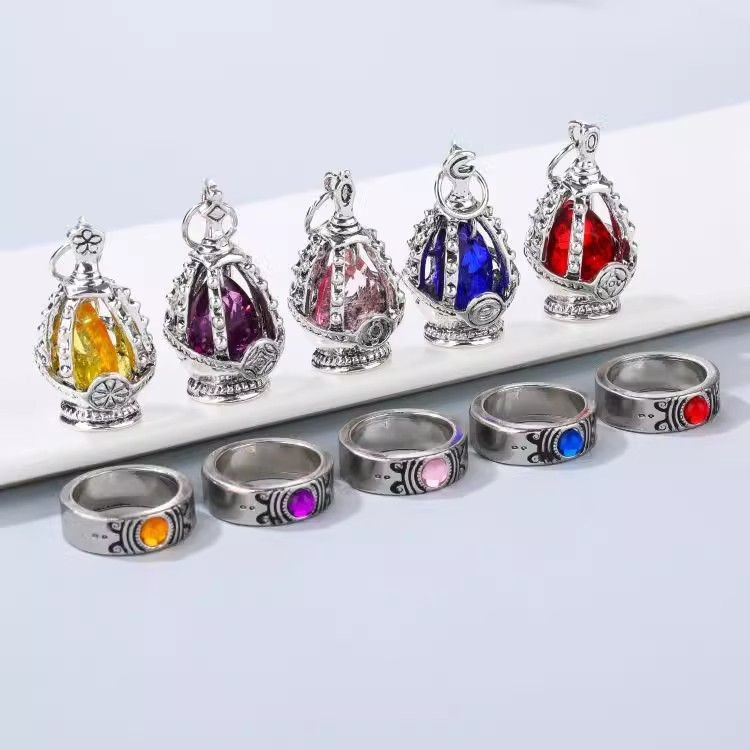 Madoka☆Magica Necklace Ring Puella Magi Madoka Magica Soul Gem Necklace ...
