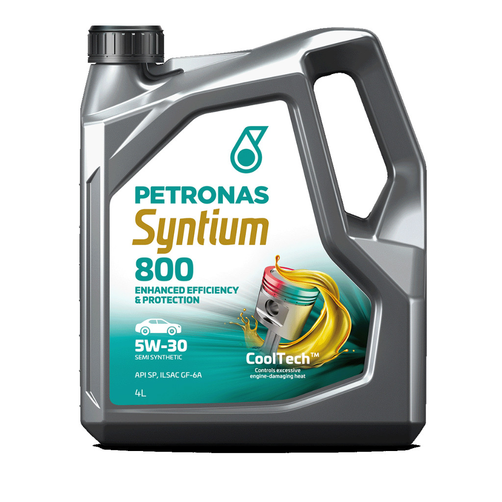 B164E217 Petronas Syntium 800 5W30 semi synthetic engine oil (4 liter ...