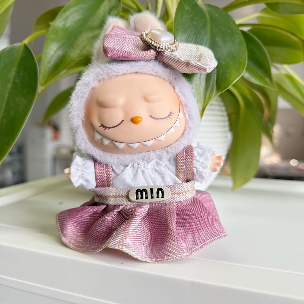 【FYG】 Labubu Doll Clothes: Preppy MIN Panty & Jacket Set - Stylish ...