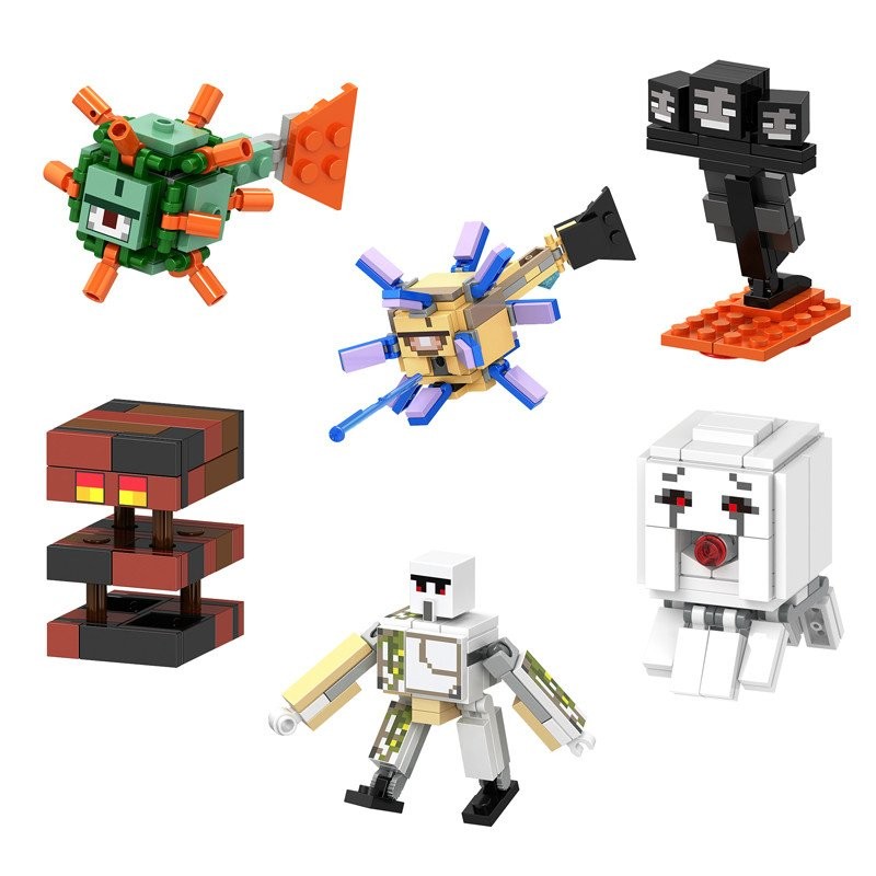 New Product Domestic Puzzle Minecraft Ancient Guardian Iron Puppet ...