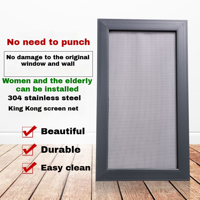 Customizable Folding Screen Window - Anti-Mosquito, Self-Assembly ...