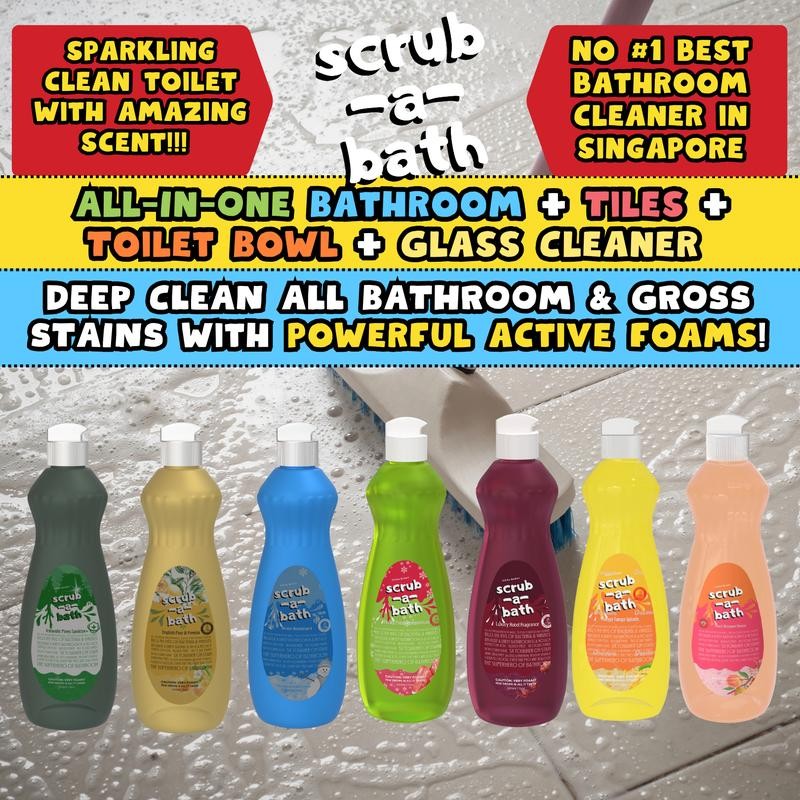 Clean Buddy scrub A bath All in One Deep Cleaning Bathroom (500ML ...