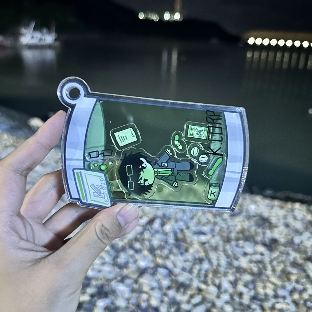 Limbus Company Anime Keychain Women Shake Fighter Acrylic Key Chain Man ...