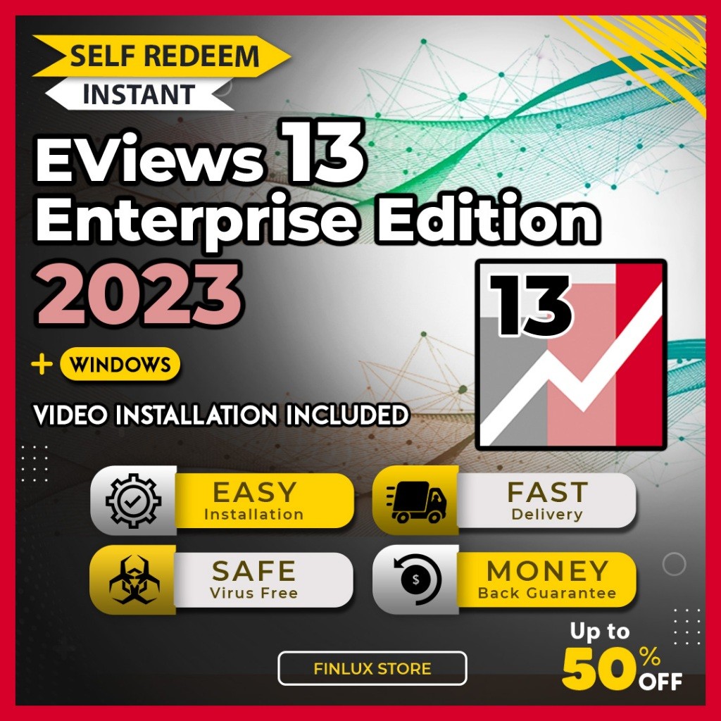 [SELF REDEEM] EViews 13 Enterprise Edition 2023 Lifetime For Windows | Shopee Malaysia
