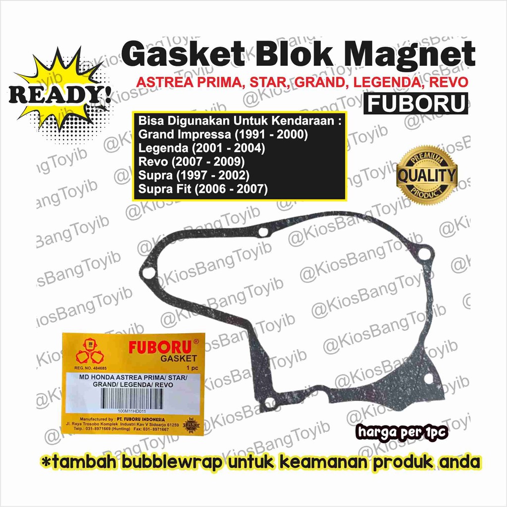 Packing Gasket Block Block Magnet Magnet Honda Astrea Prima Star Grand ...