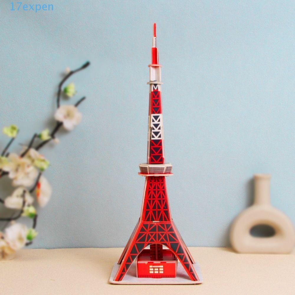 EXPEN World Famous Buildings Model, Paper 3D Mini Cardboard Puzzle ...
