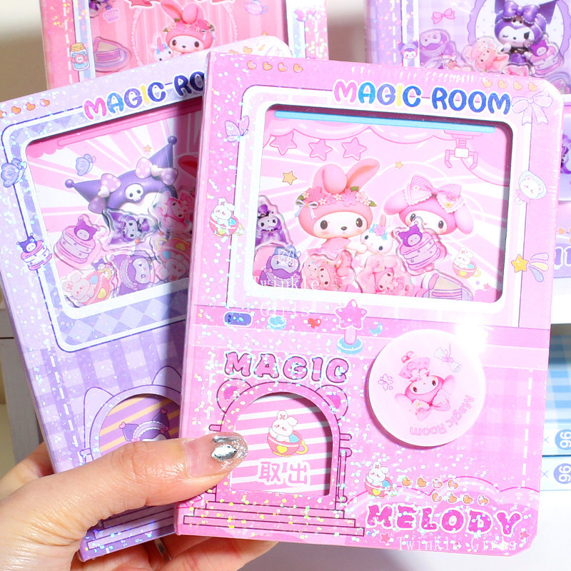 【Upgraded】 Kuromi My Melody Gacha Machine Notebook Capybara Creative ...