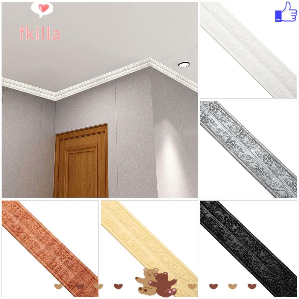 FKILLA1 Wall Border Skirting DIY Ceiling Decorative Strip Waterproof ...