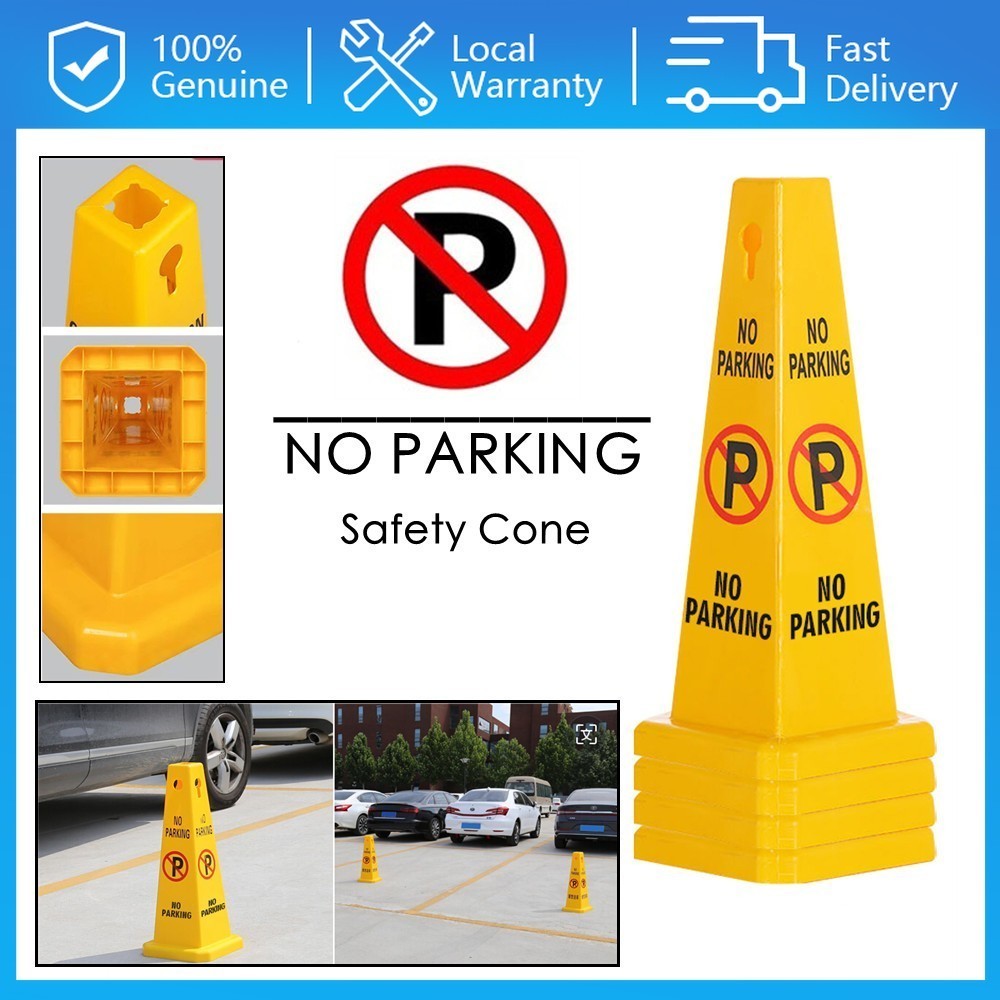 28”/60cm Safety Cone Traffic Cone PVC Reflective Sticker Rubber Base ...