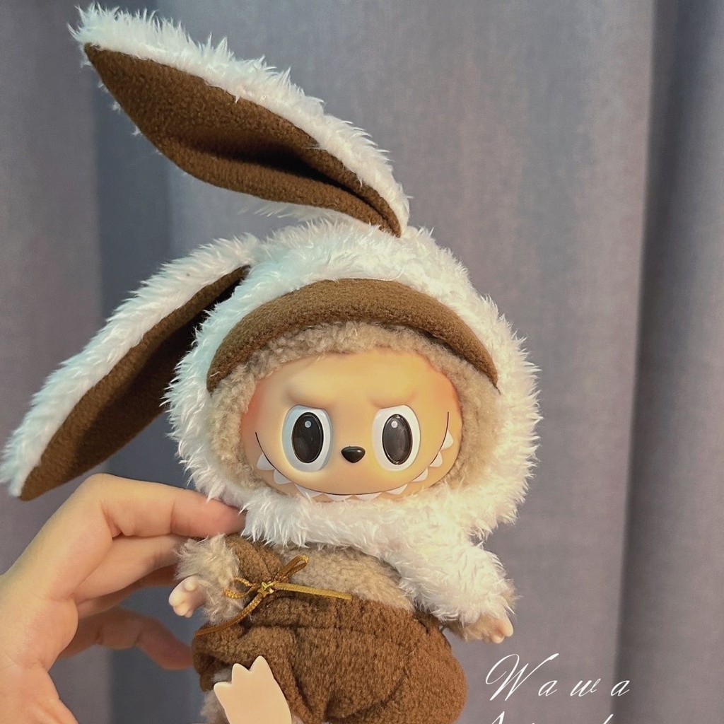 17cm Labubu Cute Plush Doll'S Clothes LABUBU Macaron Clothing ...