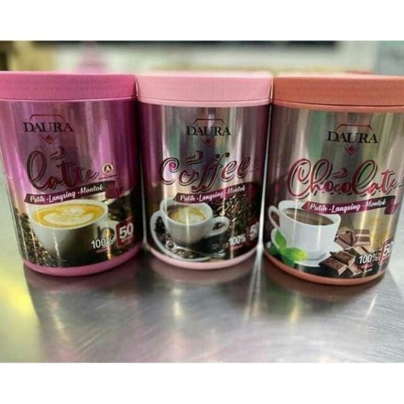 100% ORIGINAL HQ Daura Coffee Kopi Daura COFFEE COKLAT LATTE | Shopee ...