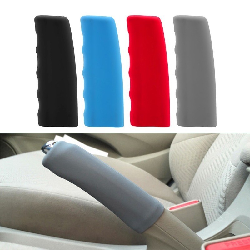 Hand Brake Set Universal Car Handbrake Sleeve Silicone Gel Cover Anti ...