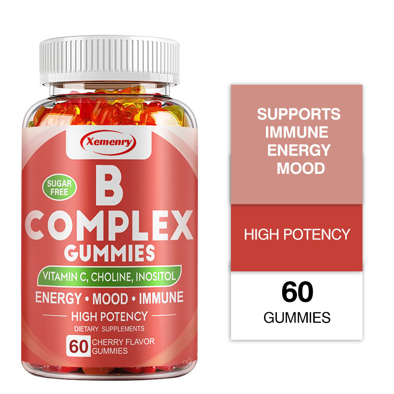 Xemenry Vitamin B Complex Gummies - Boosts Energy, Boosts Metabolism - Antioxidants | Shopee ...