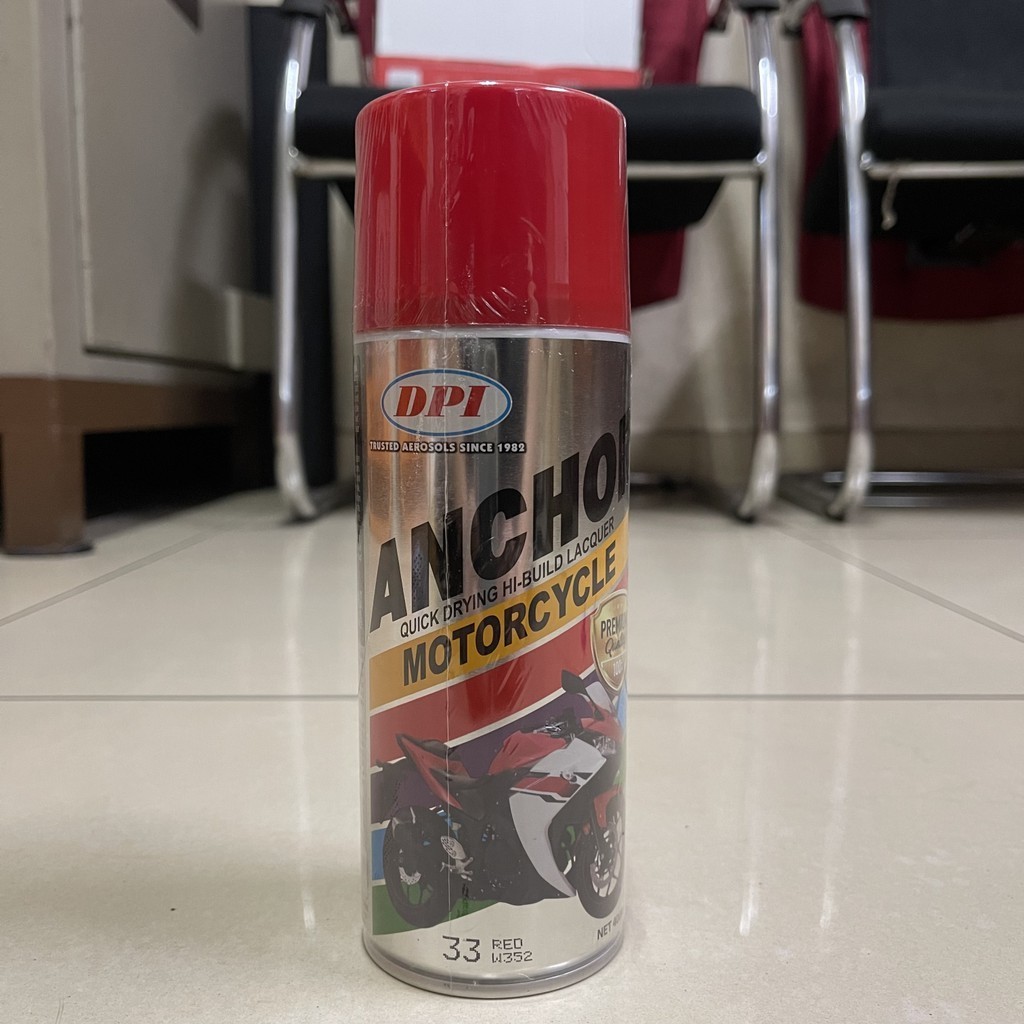 ANCHOR SPRAY 33 NO33 NO 33 SPRAY ANCHOR 33 RED PAINT SPRAY CAN 100% ...