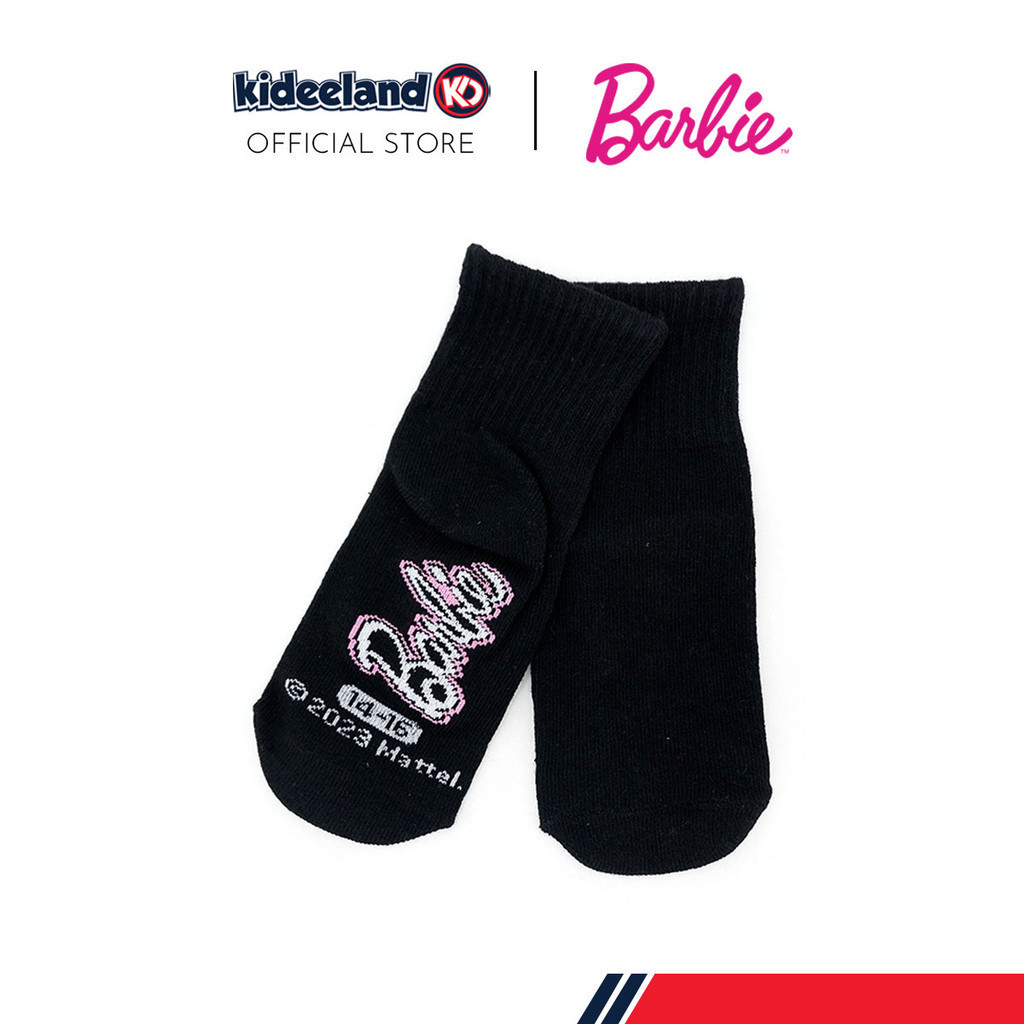 Stokin Hitam Kanak-kanak Barbie Kids Black Socks (BB003) - Kideeland | Shopee Malaysia