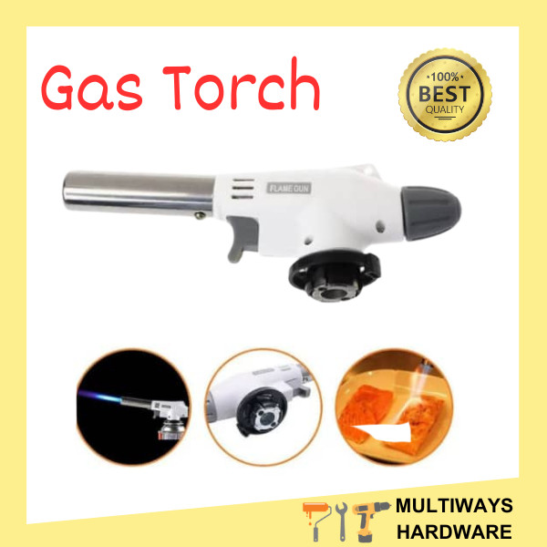 【READY STOCK】Portable Butane Gas Torch Flame Gun Flaming Thrower ...