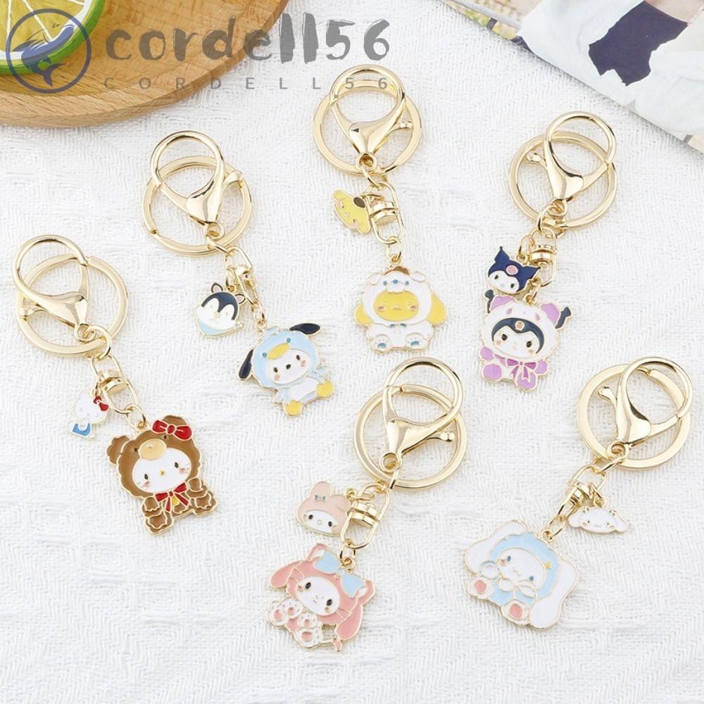 CORDELL Kuromi Key Chain, Kuromi Pendants Cinnamoroll Alloy Keychain ...