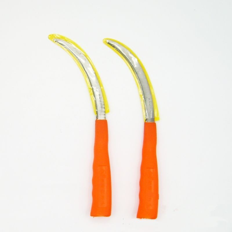 PADDY / GRASS KNIFE PISAU SABIT PEMEGANG PVC PADDY SICKLES PISAU POTONG ...