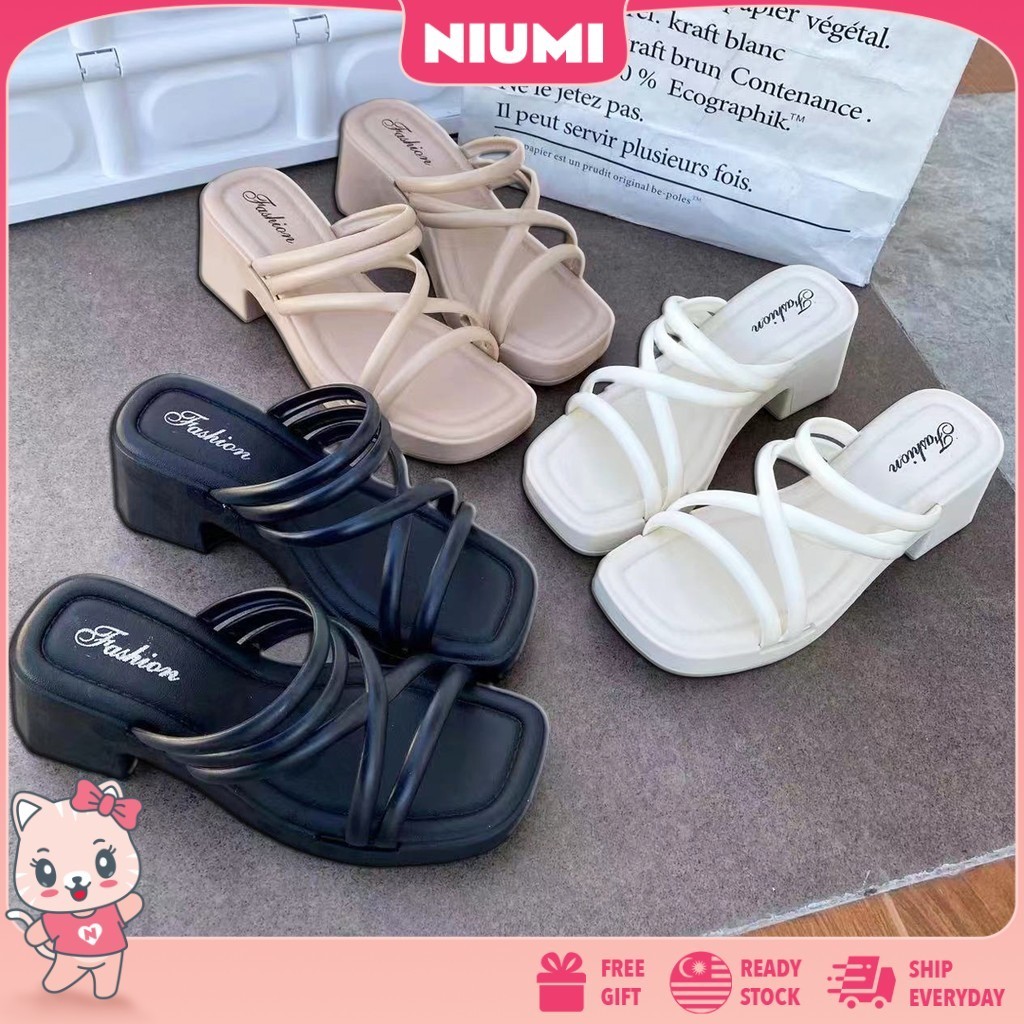 Ready Stock NIUMI NS321 Highheel Women’s Kasut Bertumit Tinggi Wanita High Heel Woman Heels ...