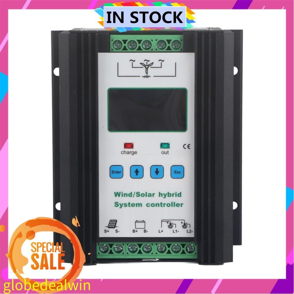 Globedealwin Wind Solar Charge Controller Battery Off Grid MPPT Boos AN ...
